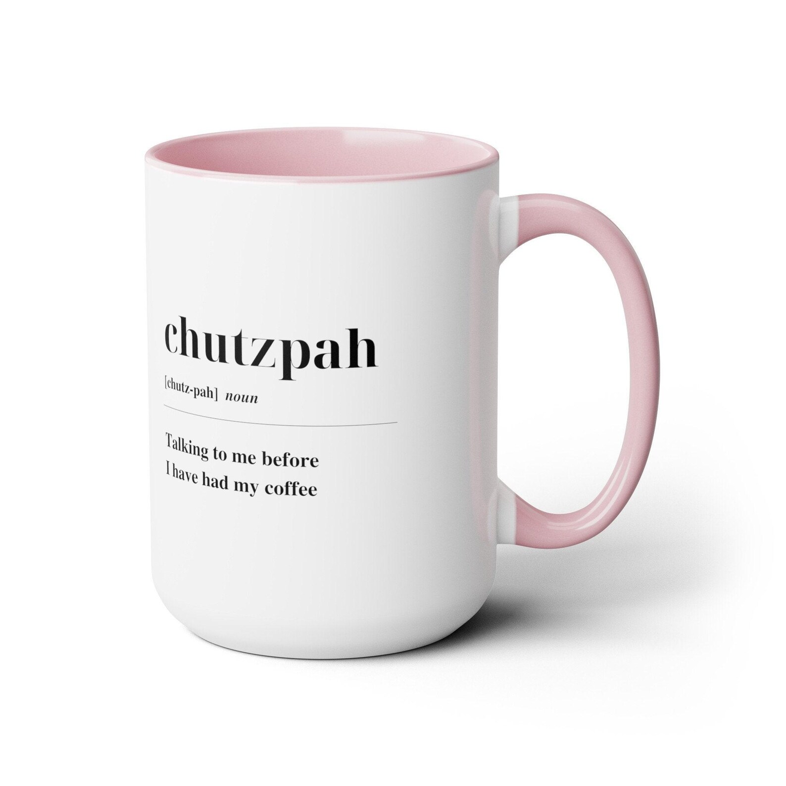Jewish Mug - 15oz Two-tone Coffee Mug, Jewish Gift for Women, Jewish ...