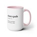 Jewish Mug - 15oz Two-tone Coffee Mug, Jewish Gift for Women, Jewish ...