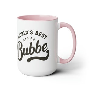 Jewish Grandmother Mug - 15oz Two-tone Coffee Mug, Jewish Gift for ...