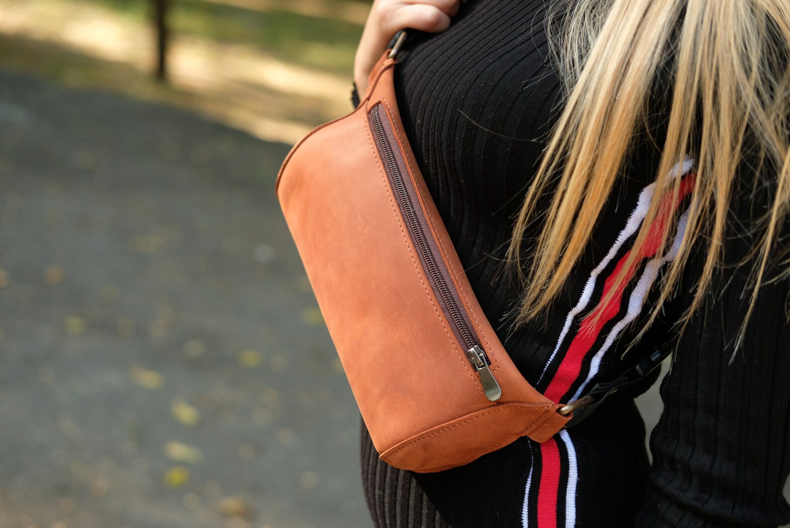 Leather Fanny Pack Brown leather Fanny Packs for men Leather | Etsy