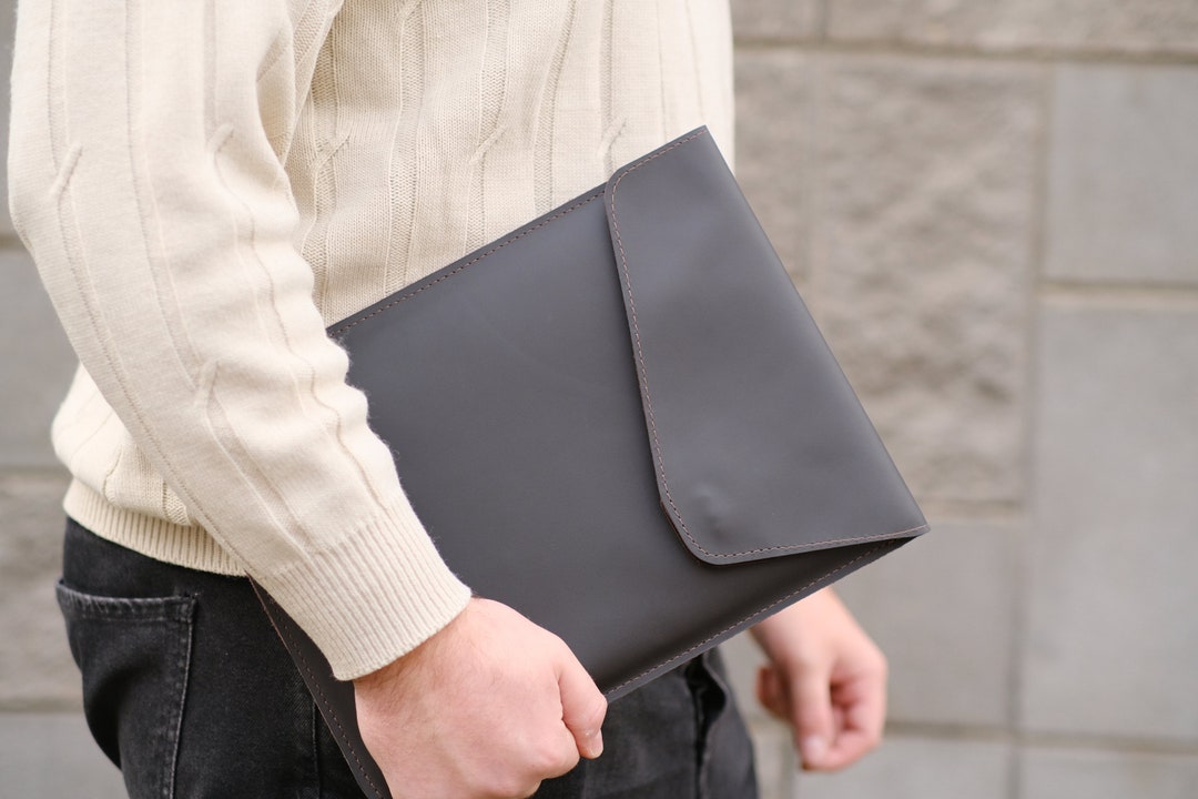 Personalized Leather Sleeve for Macbook, MacBook Pro M1 2020 Sleeve, 13 ...