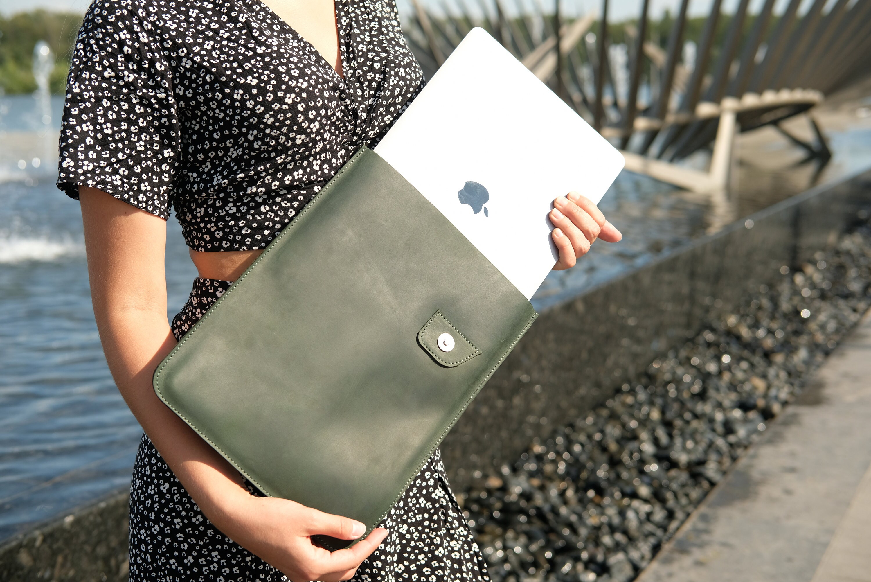 Personalized Leather Sleeve for MacBook 2020 2019 MacBook 16 | Etsy