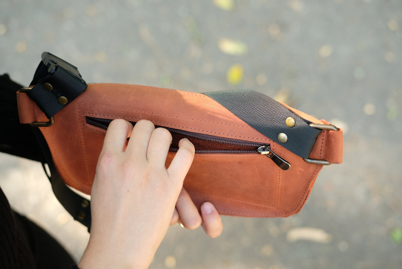 Leather Fanny Pack Brown Leather Fanny Packs for Men Leather - Etsy