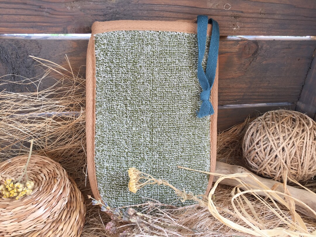 Stinging Nettle Fiber and Cotton Yarn Natural Exfoliating Massaging ...