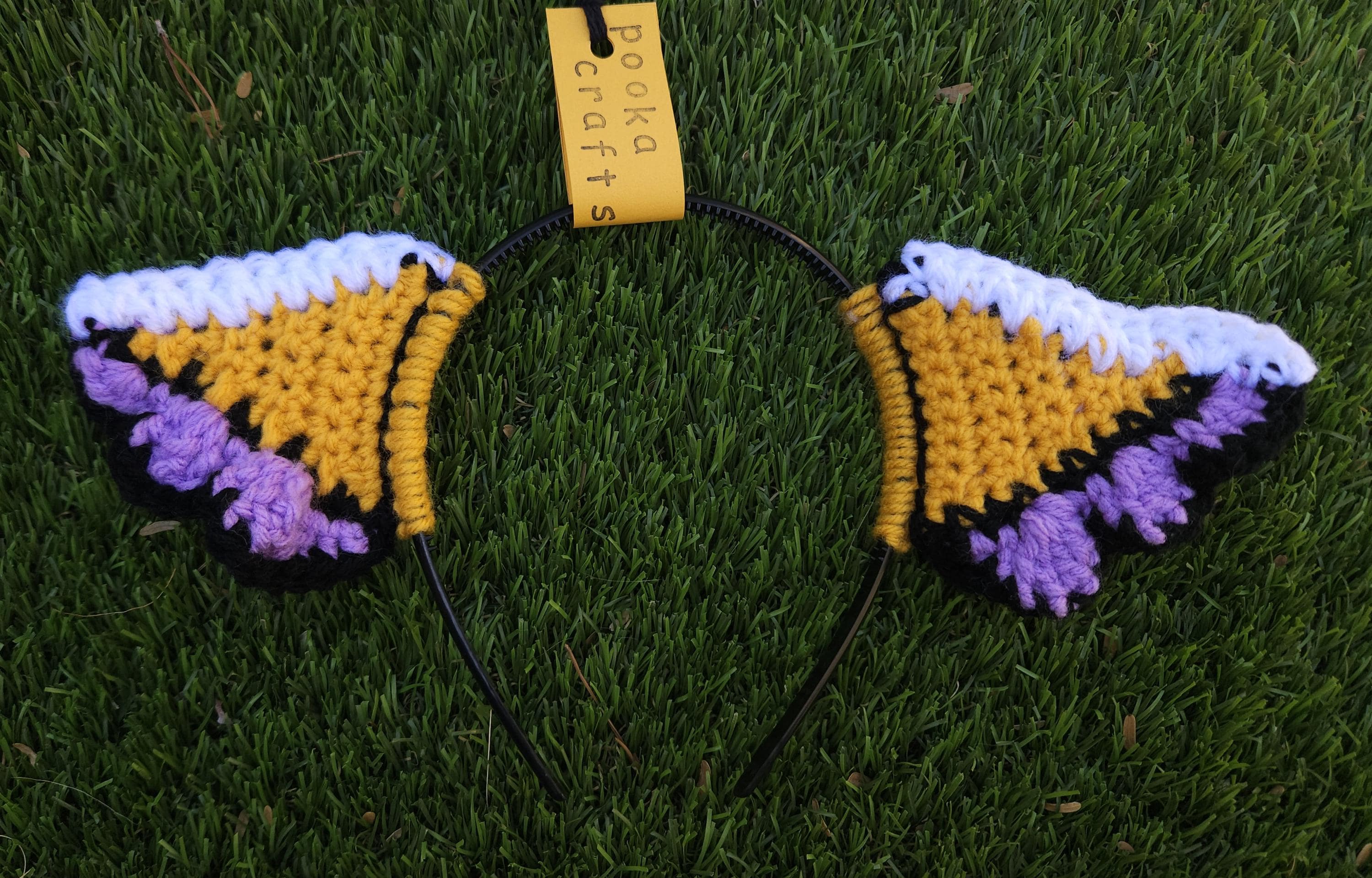 Pride Ears Headband Handmade Crochet LGBTQ Trans Bisexual Ace Pan Gay ...