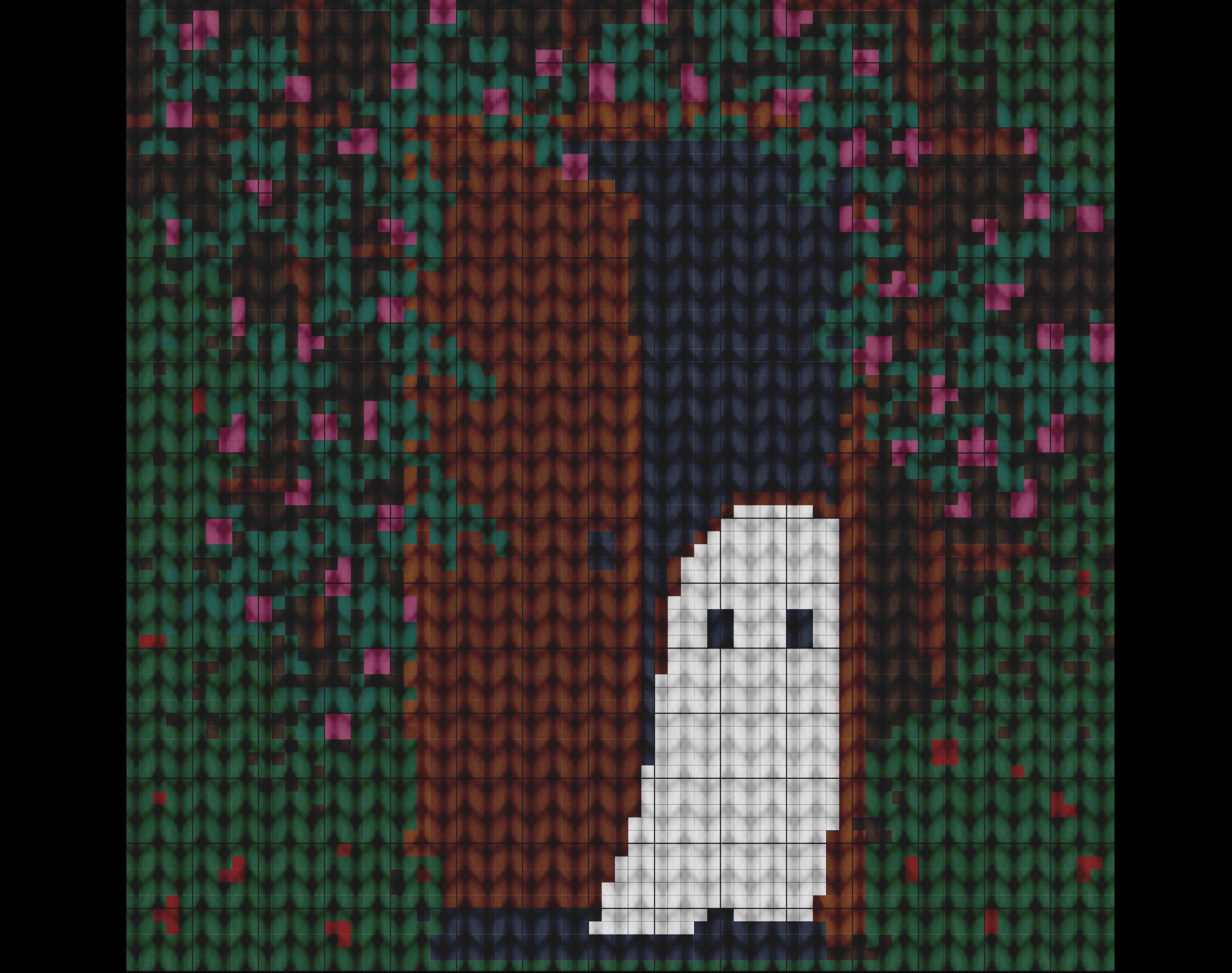 Ghost in the Doorway Tapestry Wall Hanging Pattern Spooky Victorian ...