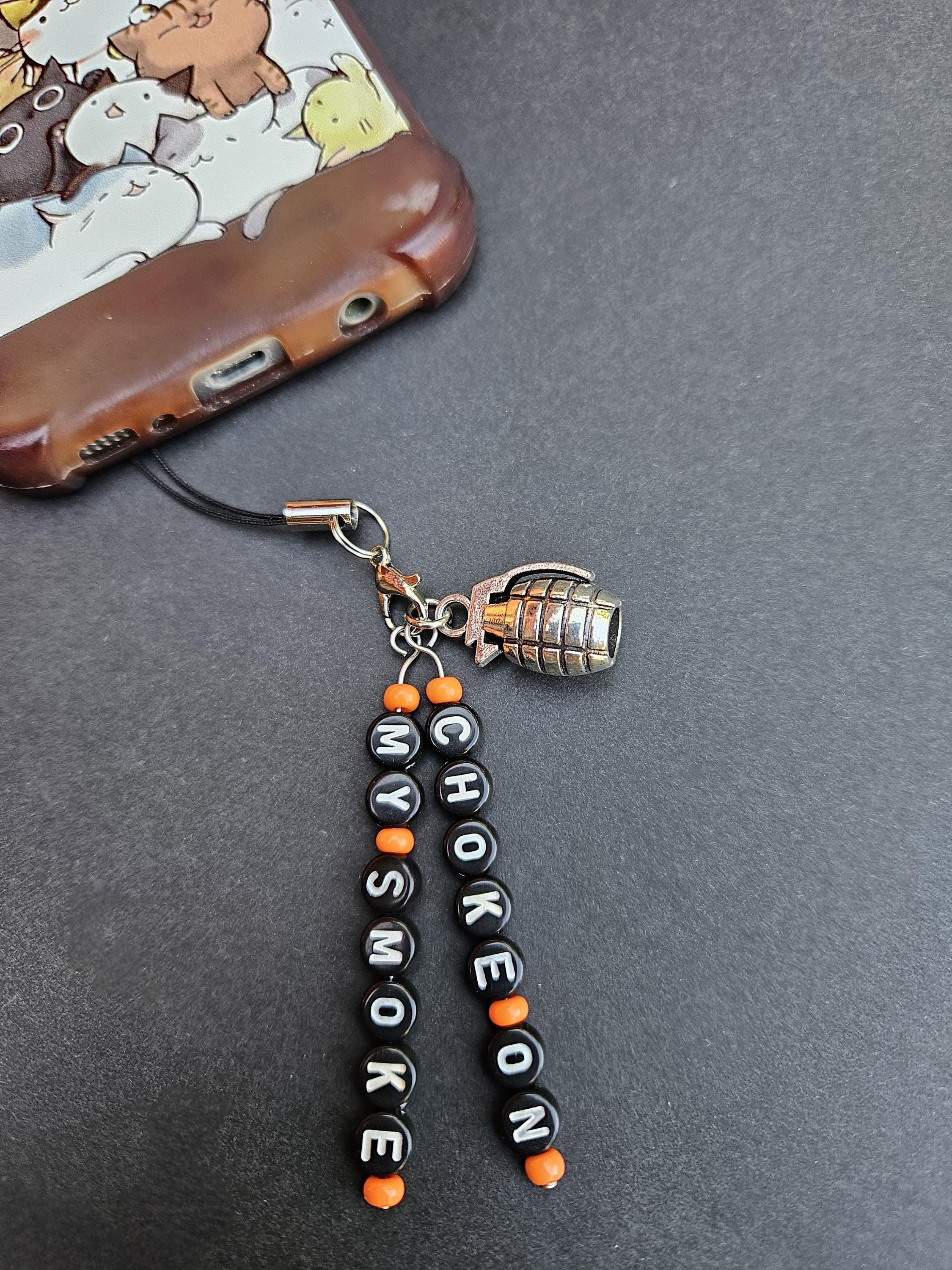 Choke on My Smoke Bag Charm - Anime, Manga Keychain - Etsy