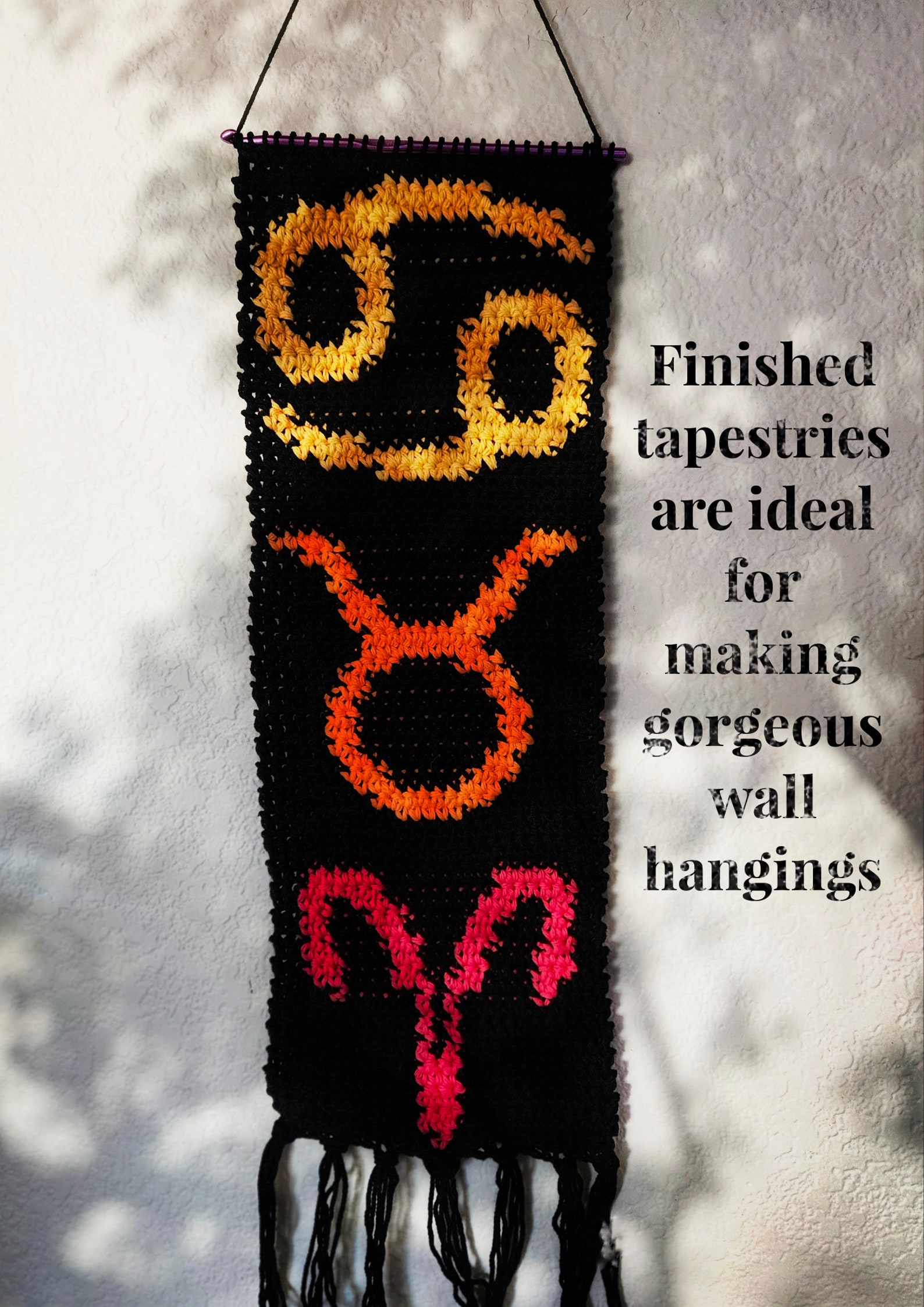 Vampire Boy Tapestry Crochet Pattern Wall Hanging Blanket Pillow Tote ...