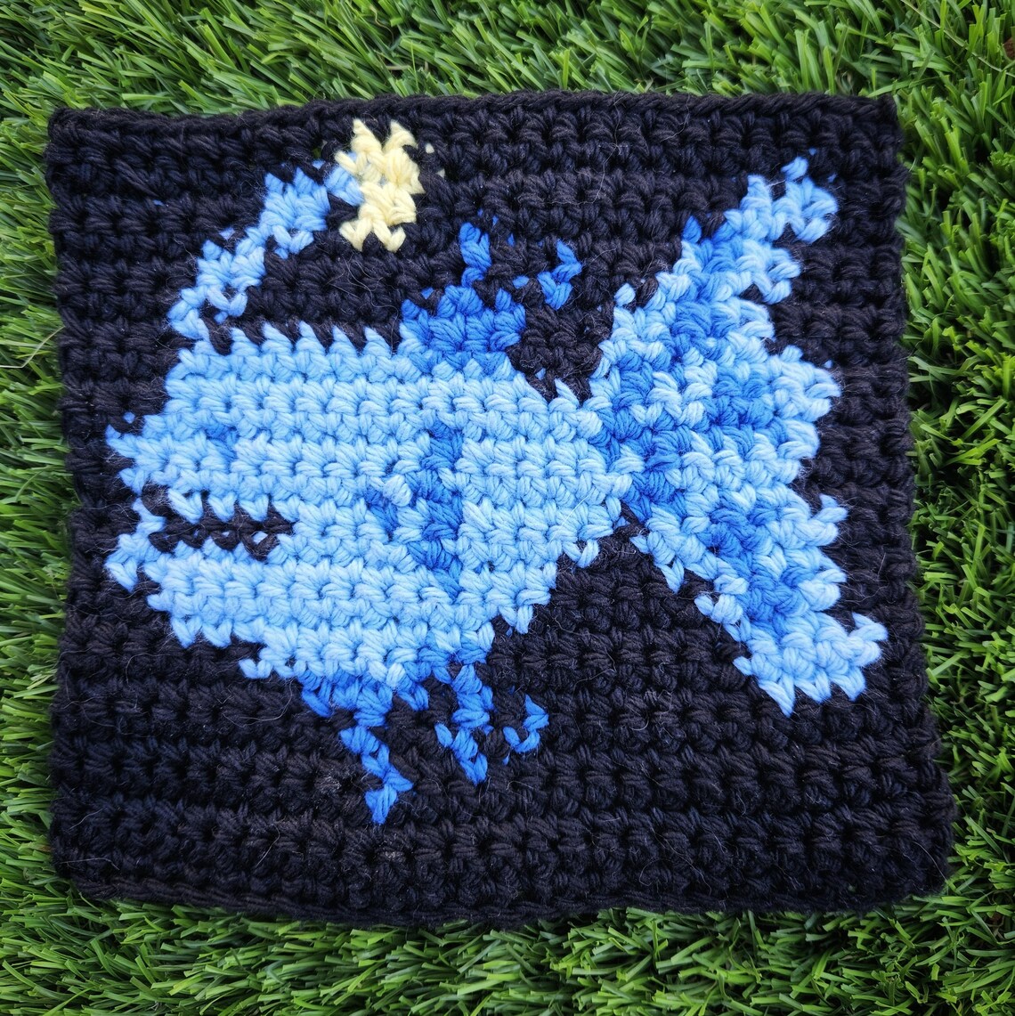 Anglerfish Tapestry Crochet Pattern - Wall Hanging Blanket Tote ...