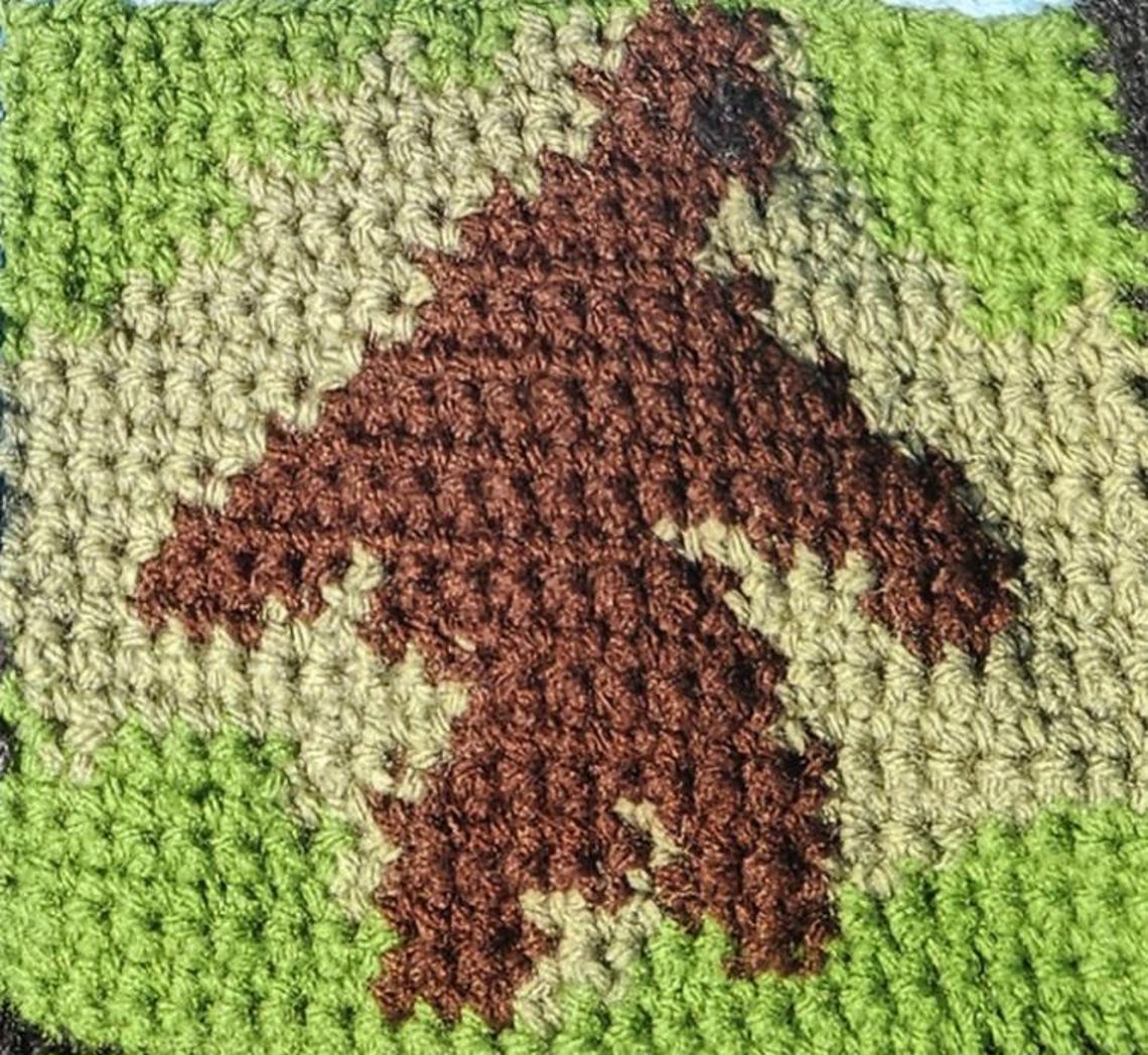 Bigfoot Tapestry Crochet Pattern - Yeti Sasquatch Cryptid Easy Beginner ...