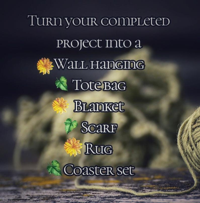 Koi Fish Crochet Tapestry Wall Hanging Pattern - Beginner How to ...