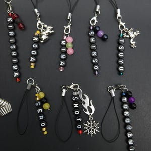 Hero Anime Bag Charms - Manga, Keychain, Phone, Zipper Pull - Etsy
