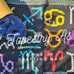 Libra Zodiac Tapestry Crochet Pattern: Beginner Astrology Blanket ...