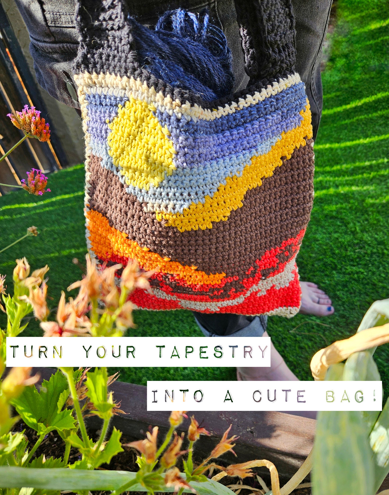 Manta Ray Tapestry Crochet Pattern - Stingray Nature Deep Sea Ocean ...
