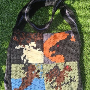 Wendigo Tapestry Crochet Pattern: Cryptid Granny Square (digital ...