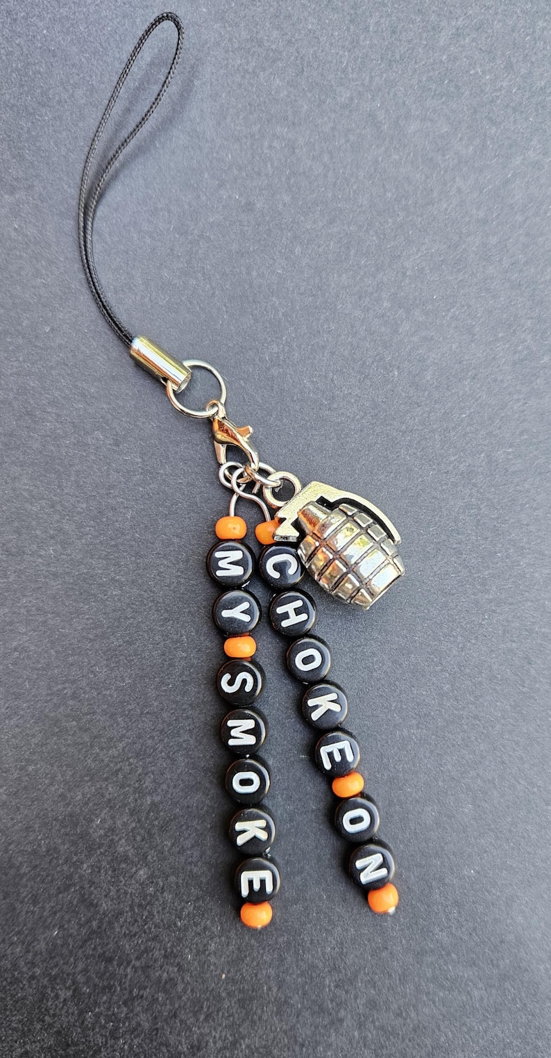Choke on My Smoke Bag Charm - Anime, Manga Keychain - Etsy