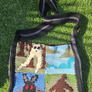 Mothman Tapestry Crochet Pattern: Cryptid Granny Square (digital ...