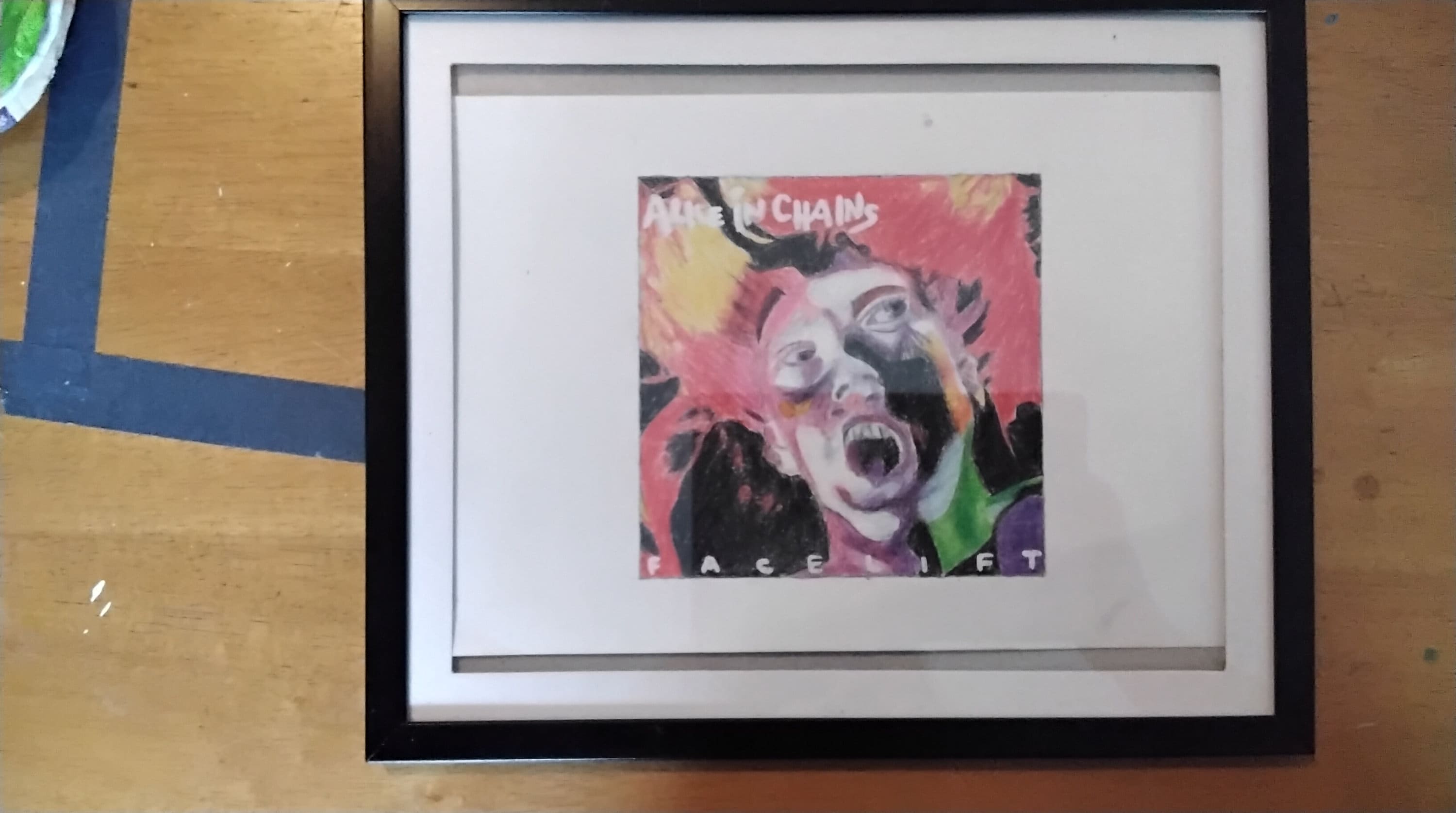 Alice in Chains Facelift Album Drawing Colored Pencils - Etsy