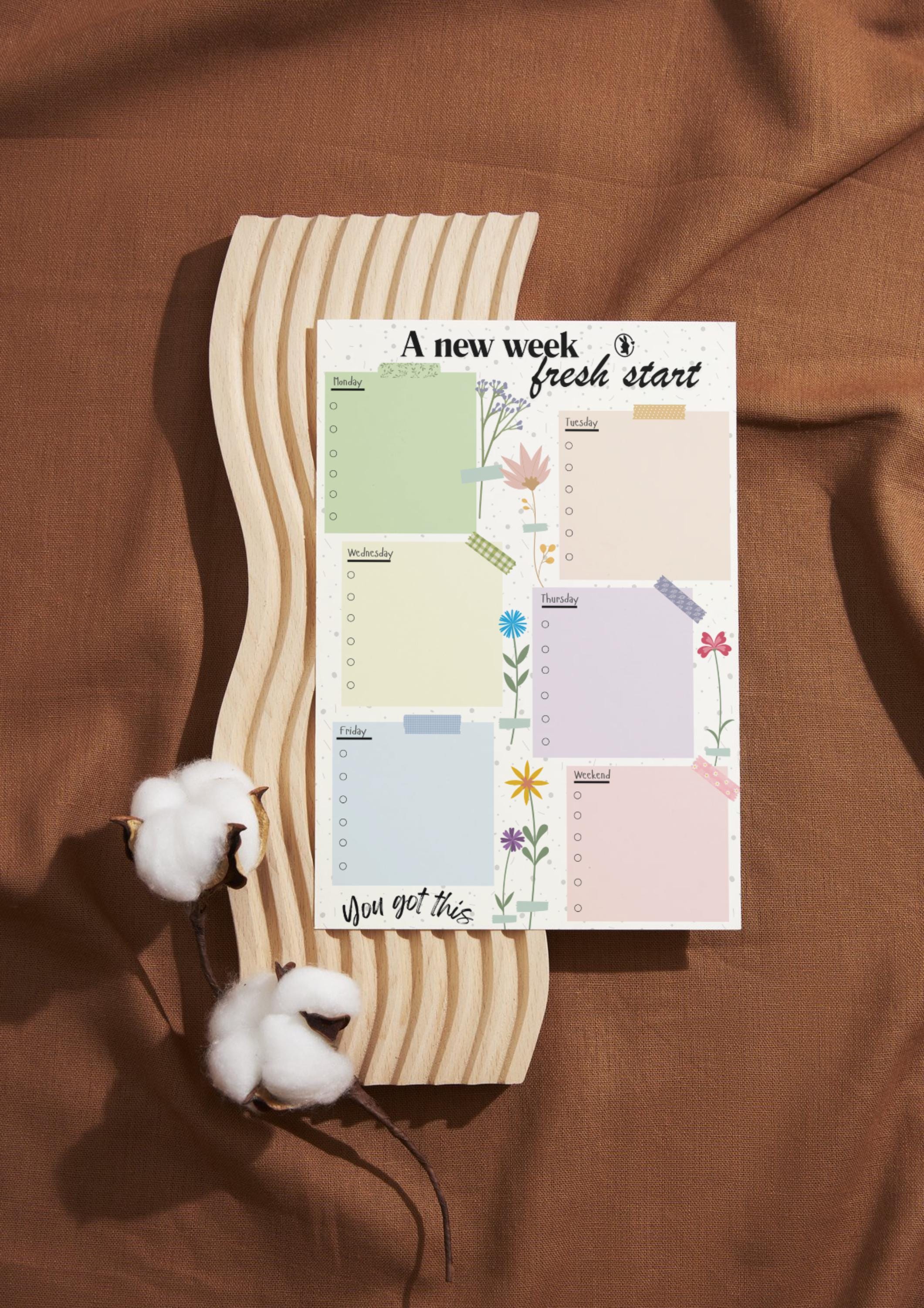 Printable Weekly Planner | Post-it Note Theme | Digital Download | A4 ...
