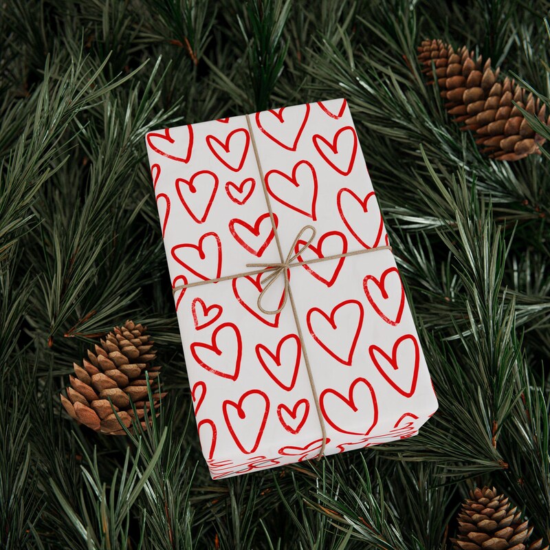 Romantic Wrapping Paper - Etsy