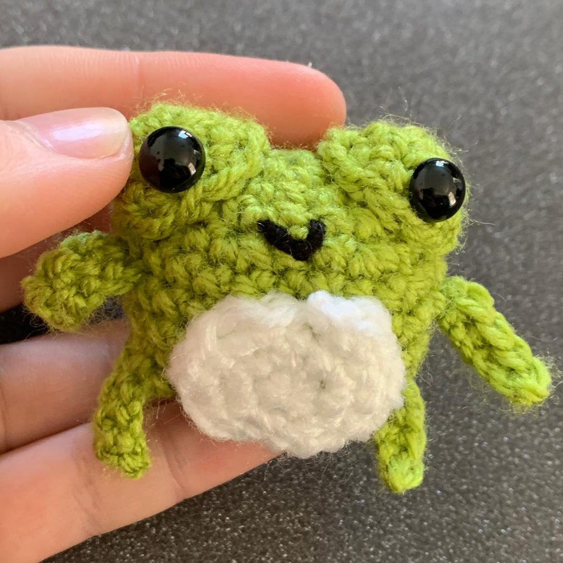 Frog Crochet Pattern PDF English Pattern Keychain Cute - Etsy