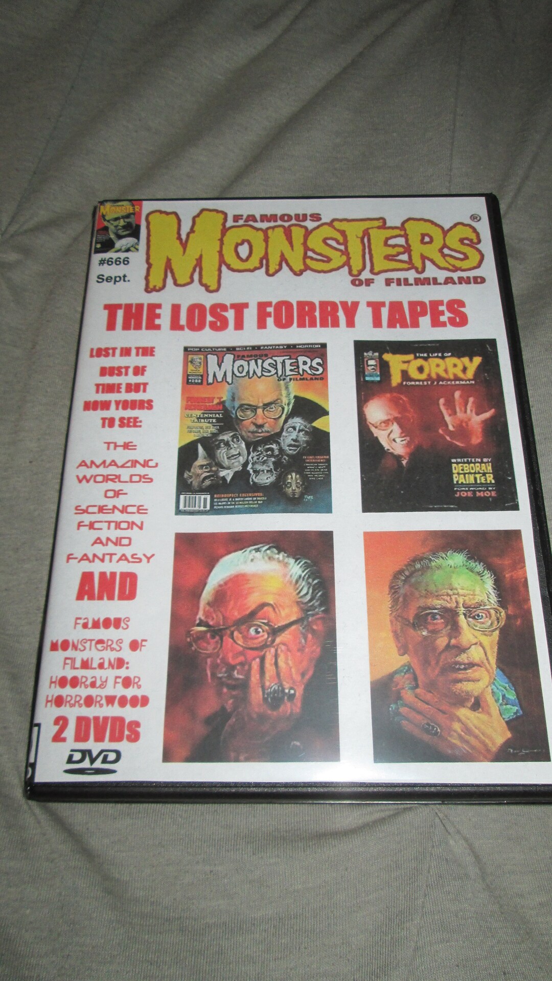 Famous Monsters of Filmland -the Lost Forry Tapes Two RARE Docs Produced and Hosted by the ...