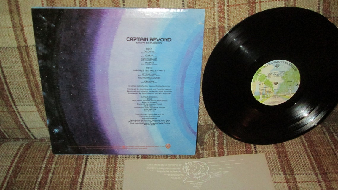 Captain Beyond Dawn Explosion 1977 Vinyl LP on Warner | Etsy