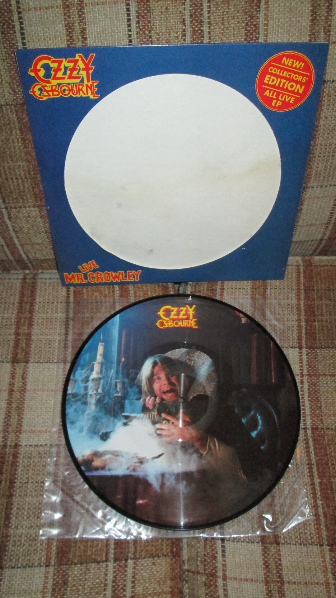 Ozzy Osborne -mr. Crowley Live Picture Disc on Jet Records 37640-1B ...