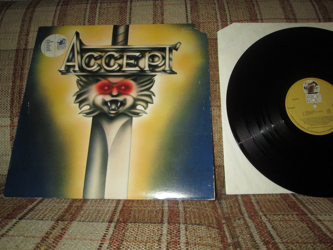 Accept -self Titled 1980 Vinyl LP W/promo Sticker Passport Records PB ...