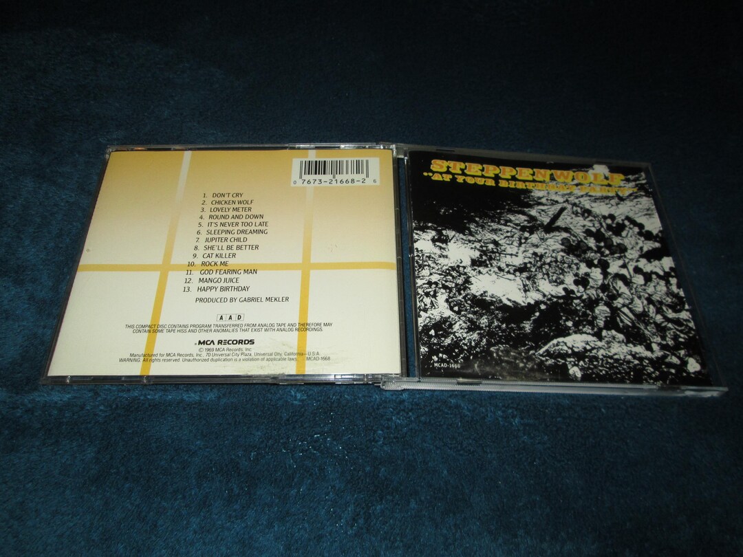 Steppenwolf -at Your Birthday Party Official Factory Release CD on MCA ...