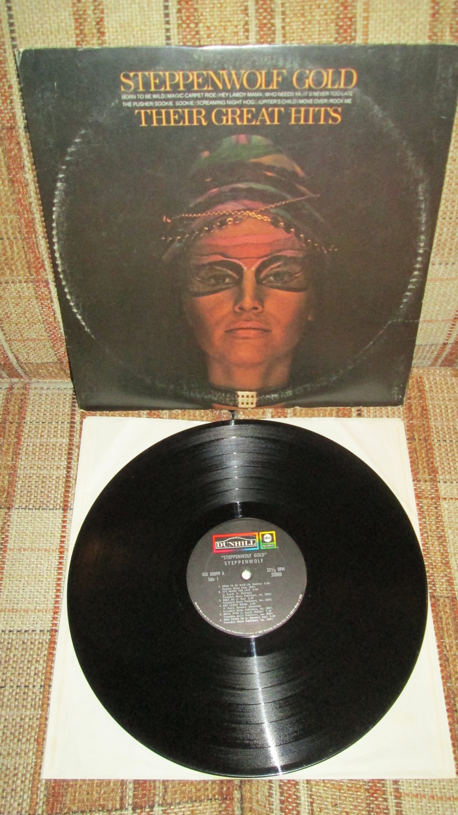 Steppenwolf gold Their Great Hits Record Club Issue W/poster - Etsy