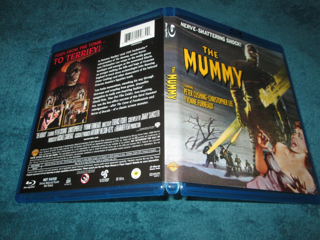 The Mummy -blu Ray Edition of This 1959 Hammer Horror Classic Out of ...