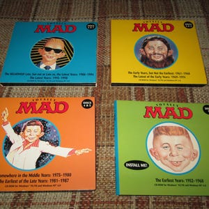 Mad Magazine -official Factory Release Boxed Set of 7 Cd-roms of Every ...