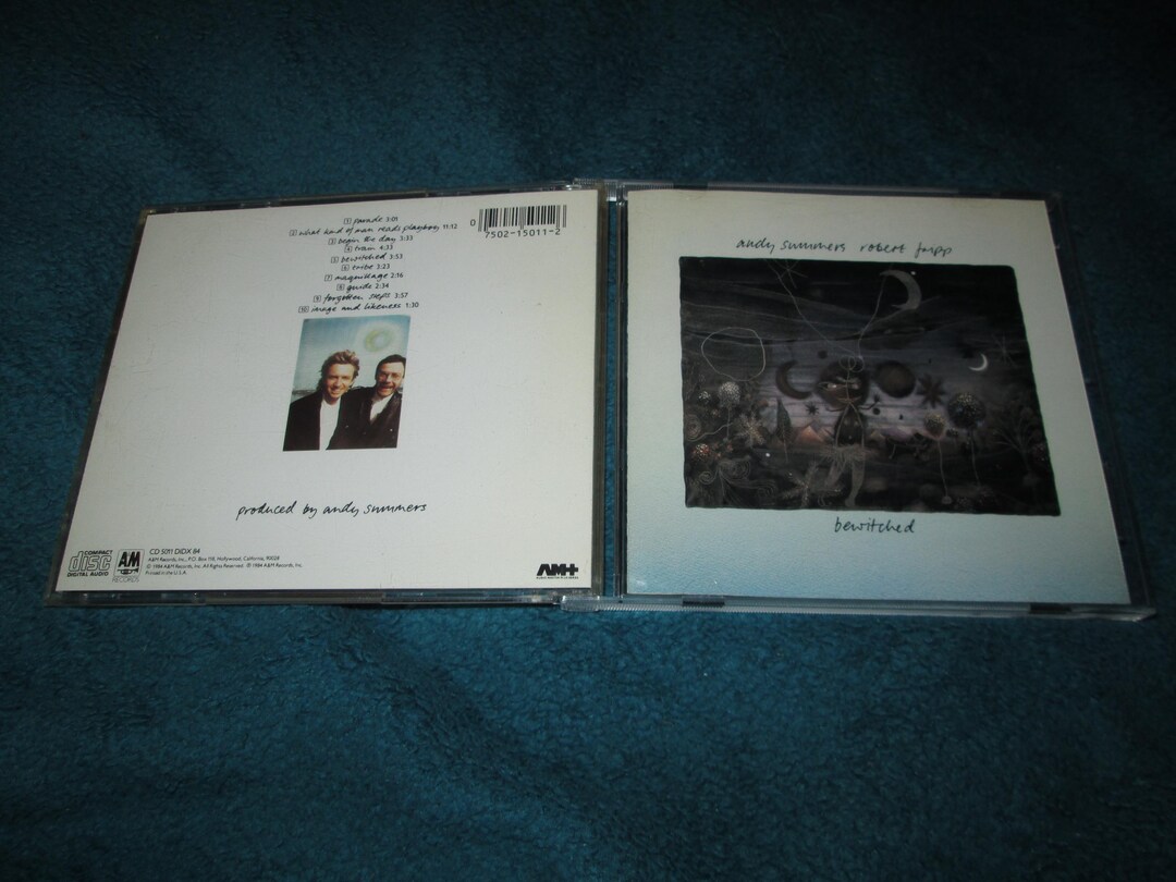 Andy Summers + Robert Fripp -bewitched Official Factory Release CD on A ...