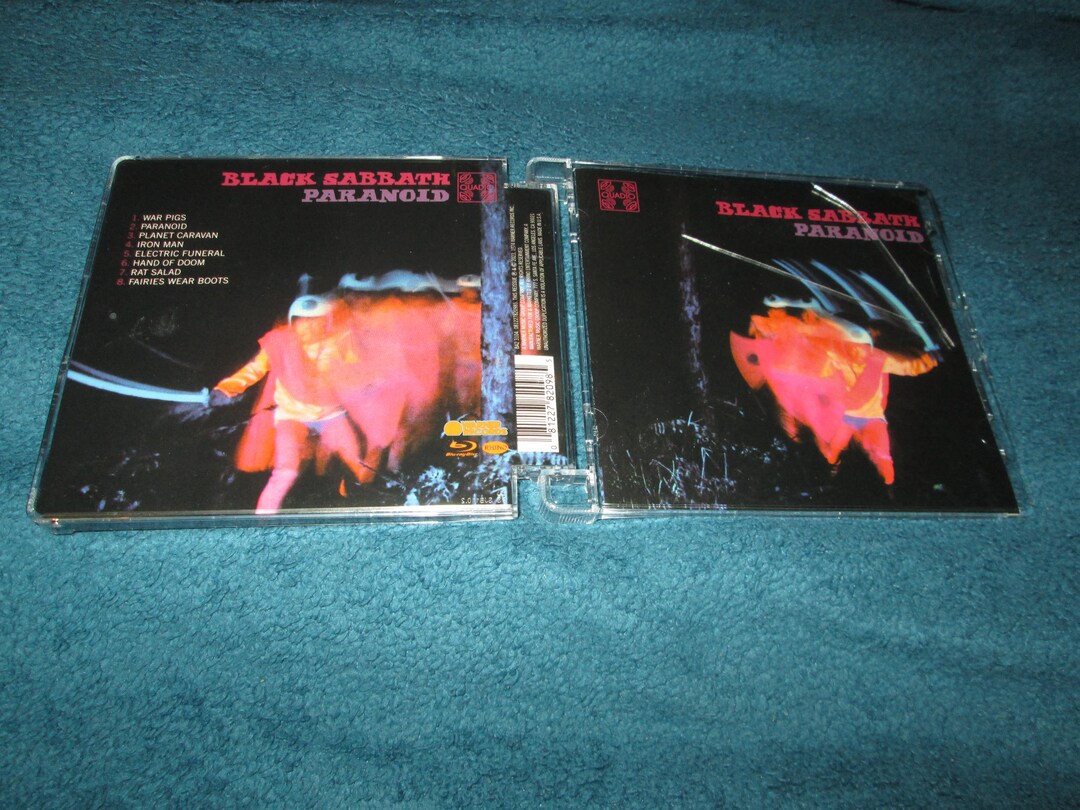 Black Sabbath -paranoid Blu Ray CD Quadrophonic 4 Channel Quadio ...