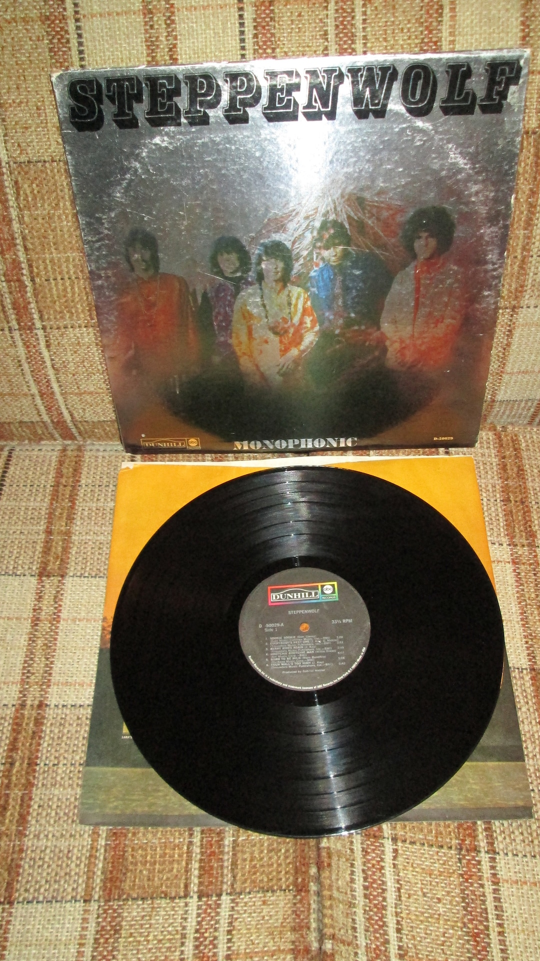 Steppenwolf -self Titled First Vinyl LP MONO W/foil Cover Dunhill/abc ...