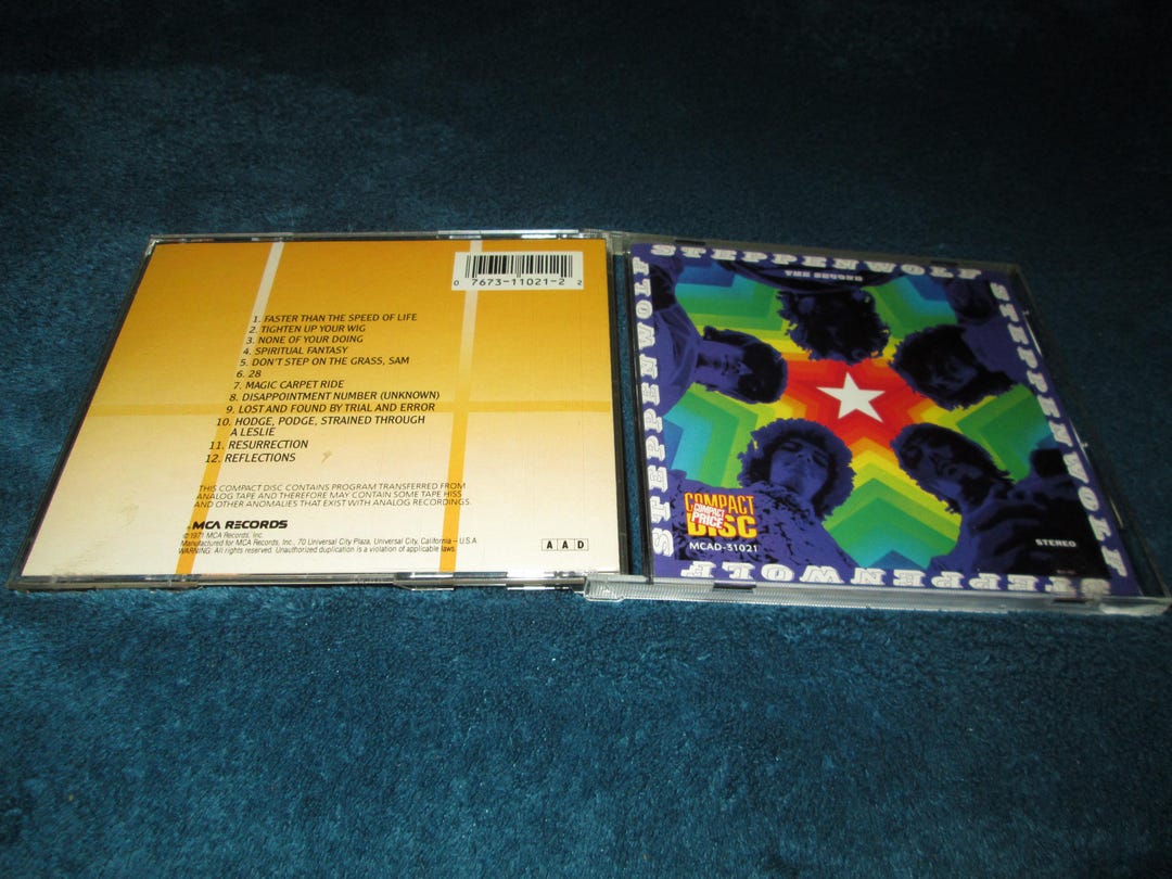 Steppenwolf -the Second Official Factory Release CD on MCA MCAD-31021 ...