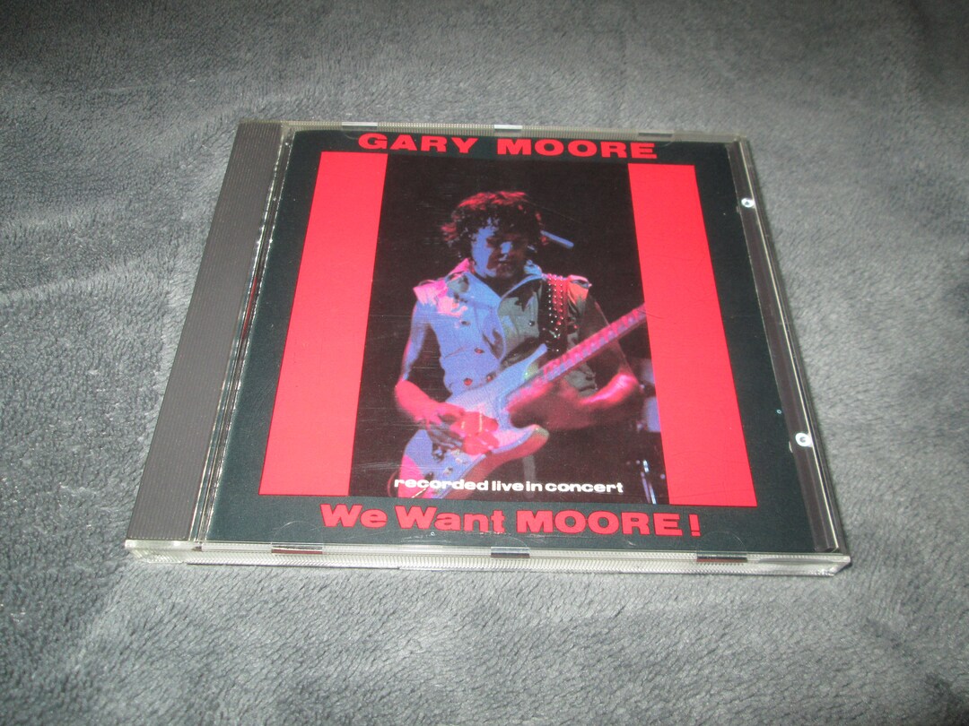 Gary Moore -we Want MOORE! Live 1989 Issue CD on Virgin 91257-2 Free US ...