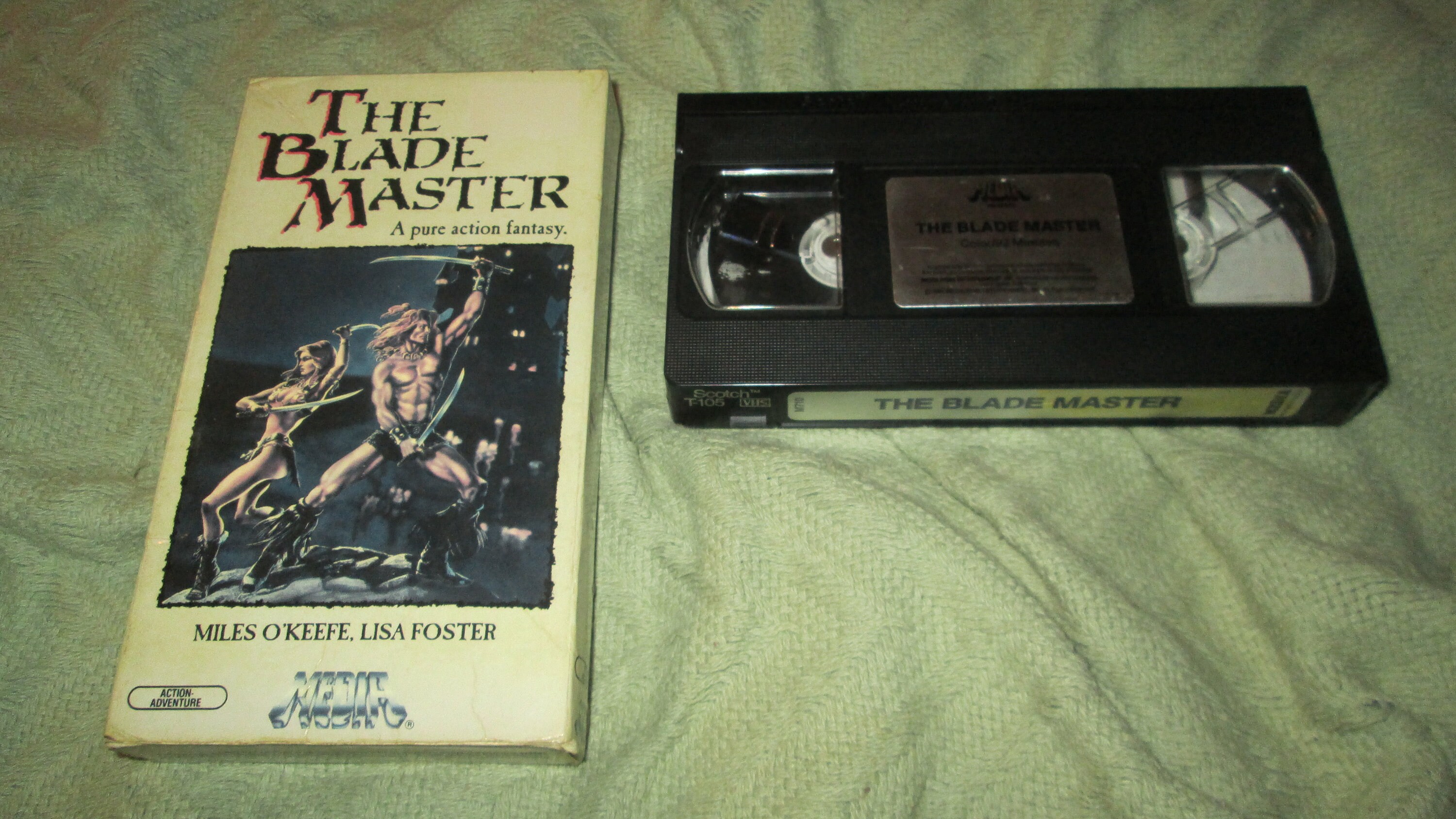 The Blade Master Starring Ator 1984 Factory Release VHS on Media M710 ...