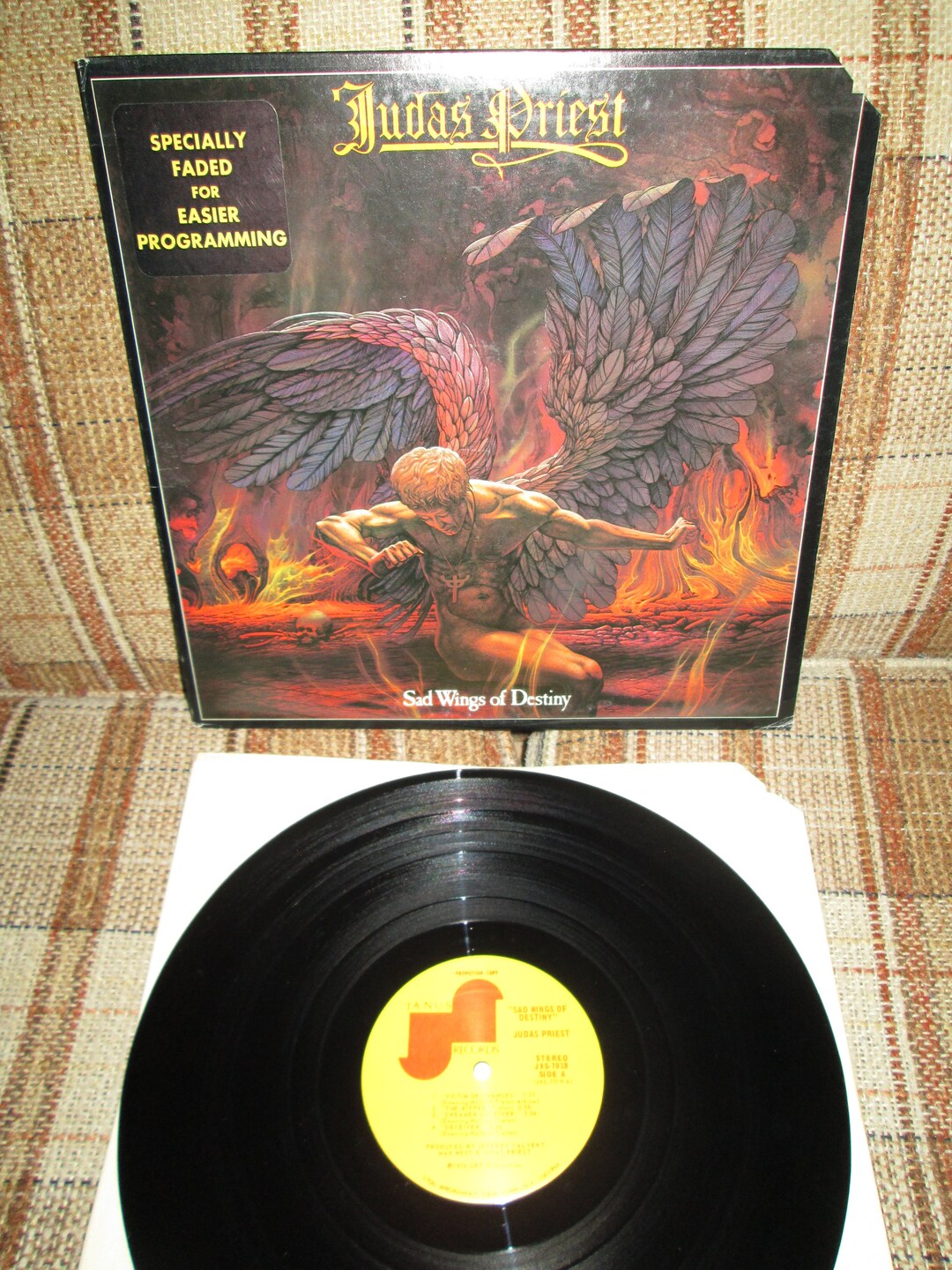Judas Priest -sad Wings of Destiny RARE American Promo on Janus Records ...