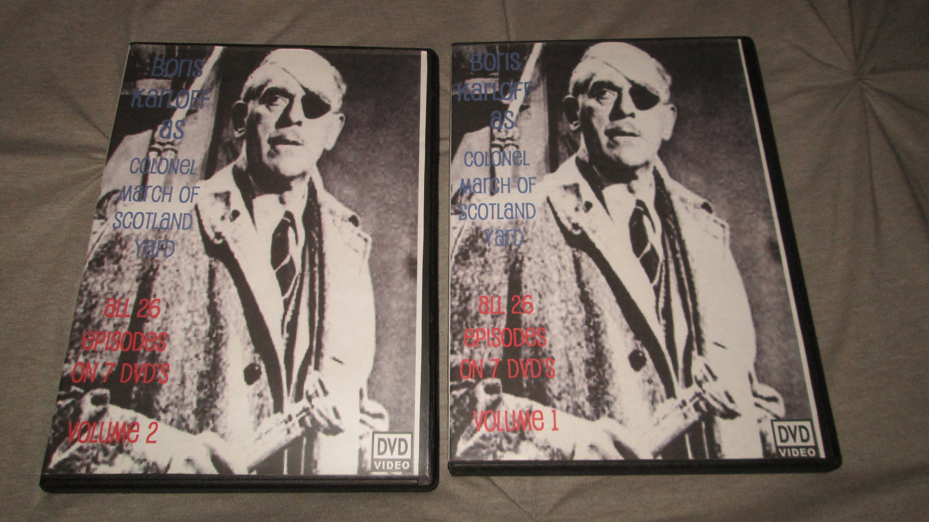 Boris Karloff colonel March of Scotland Yard RARE British/us Television ...