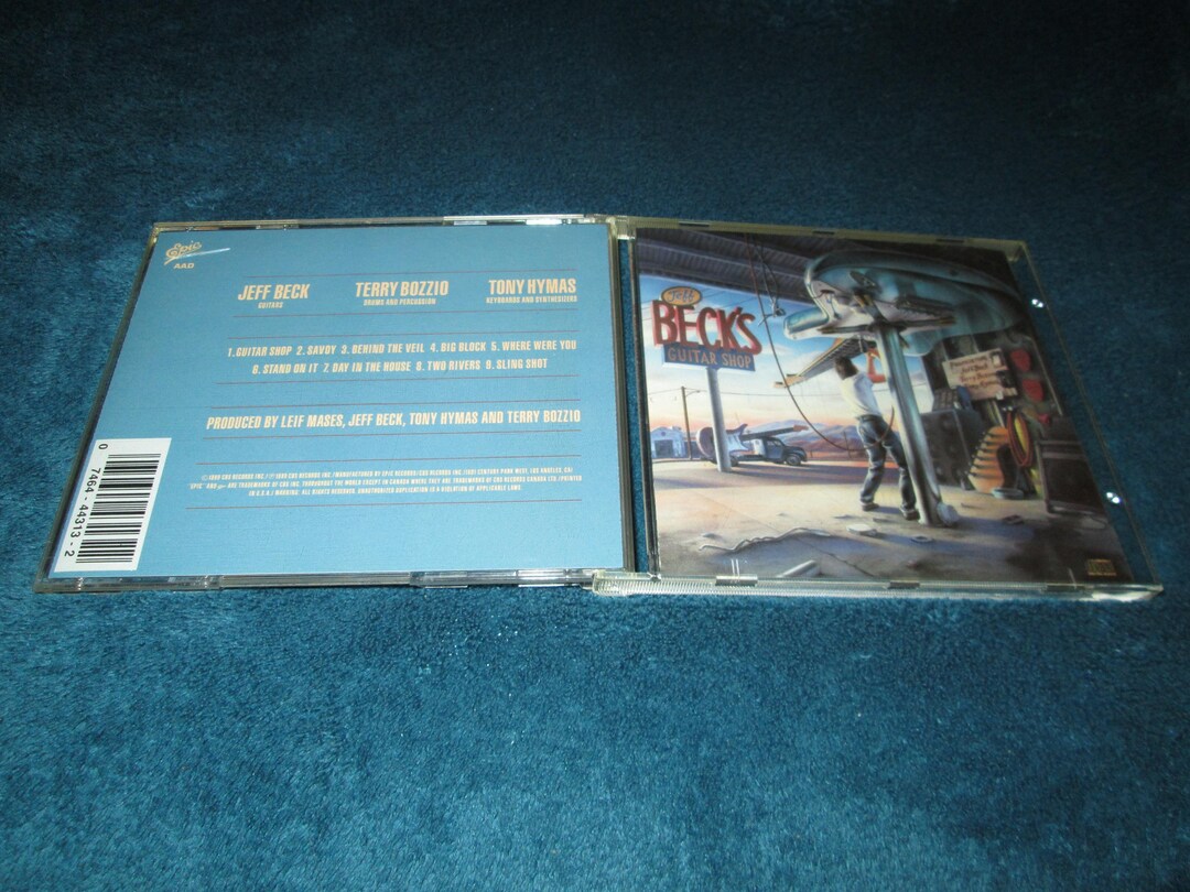 Jeff Beck's Guitar Shop Official Factory Release CD on Epic EK 44313 ...