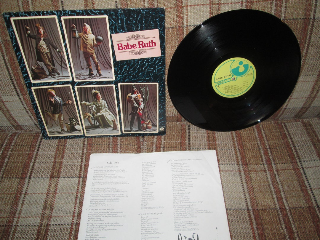 Babe Ruth -self-titled 1975 Vinyl LP on Harvest Records ST-11367 -free ...
