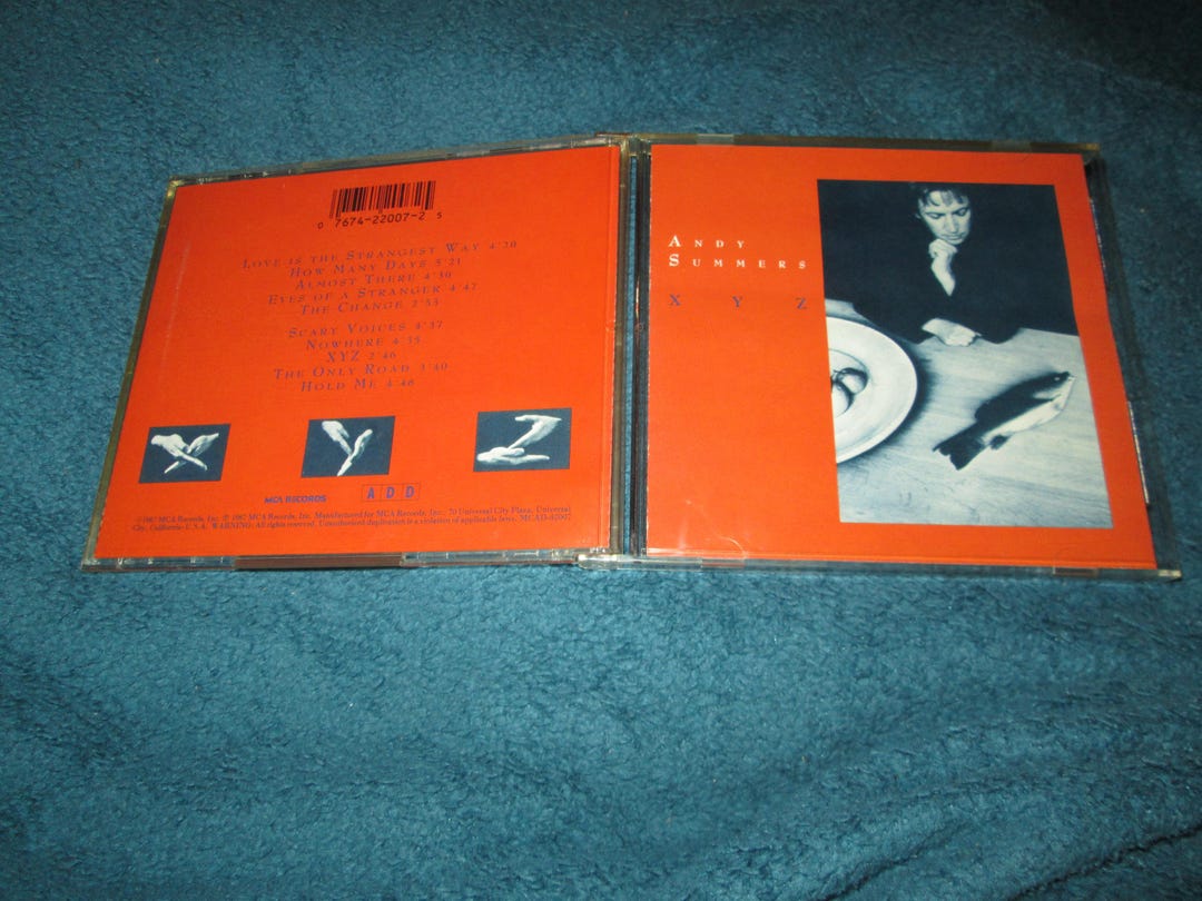 Andy Summers -XYZ Official Factory Release Cd on MCA MCAD-42007 the ...