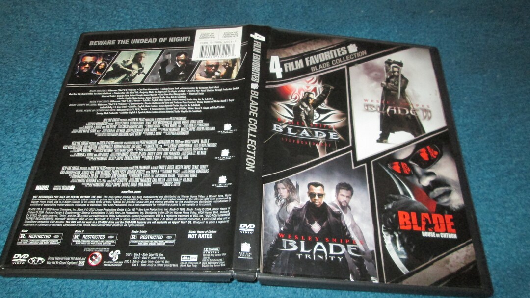Blade -4 Film Favorites:the Blade Collection Factory Release on New ...