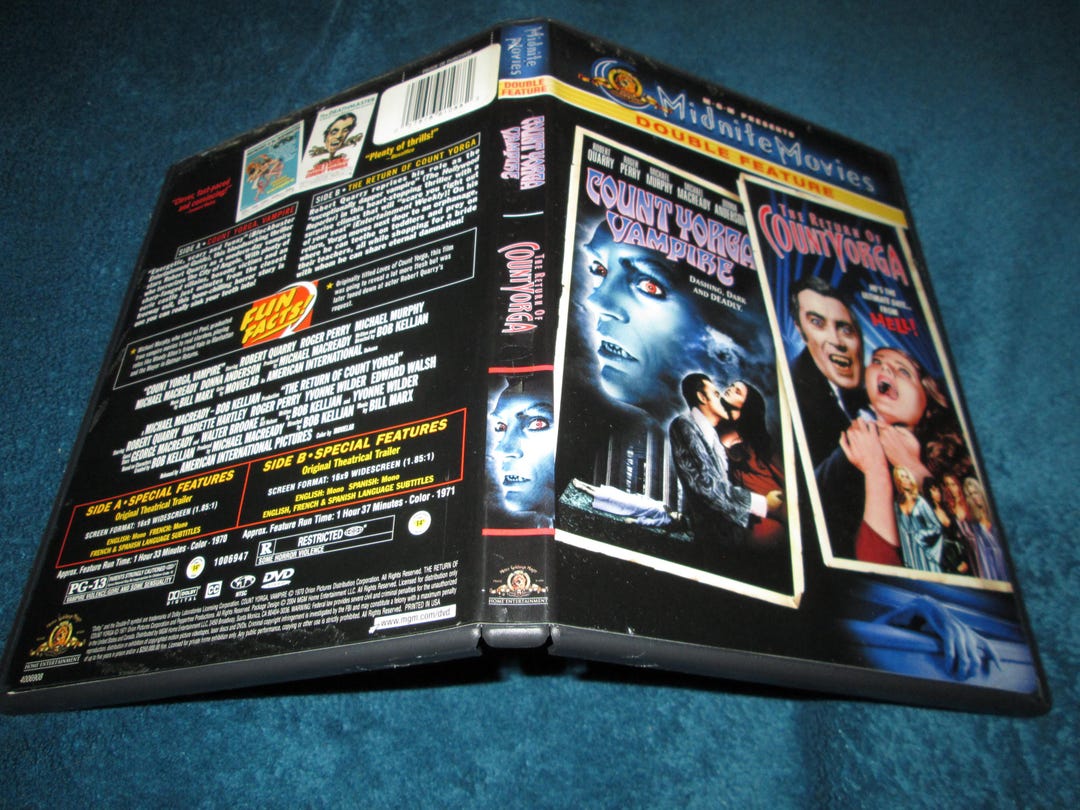 Count Yorga, Vampire & the Return of Count Yorga -midnite Movies Double ...