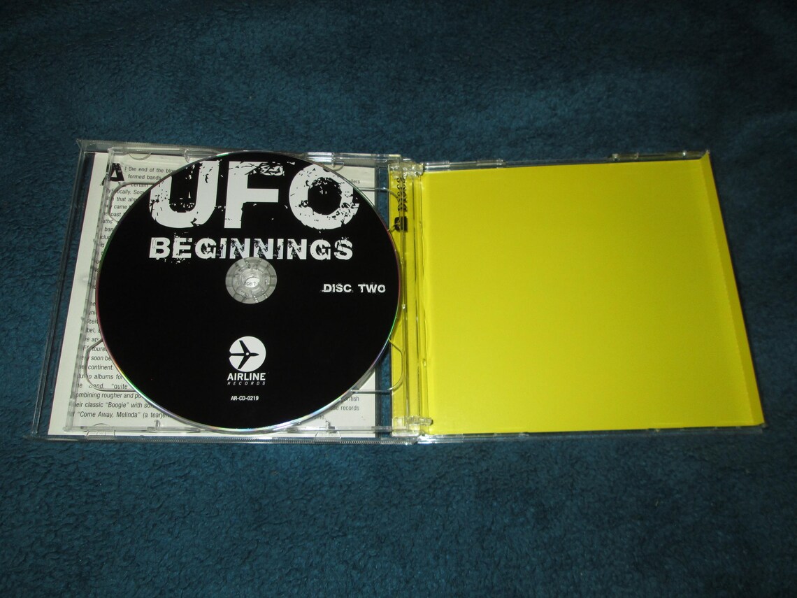UFO -beginnings Official Factory Release 2CD Set on Airline AR-CD-0219 ...