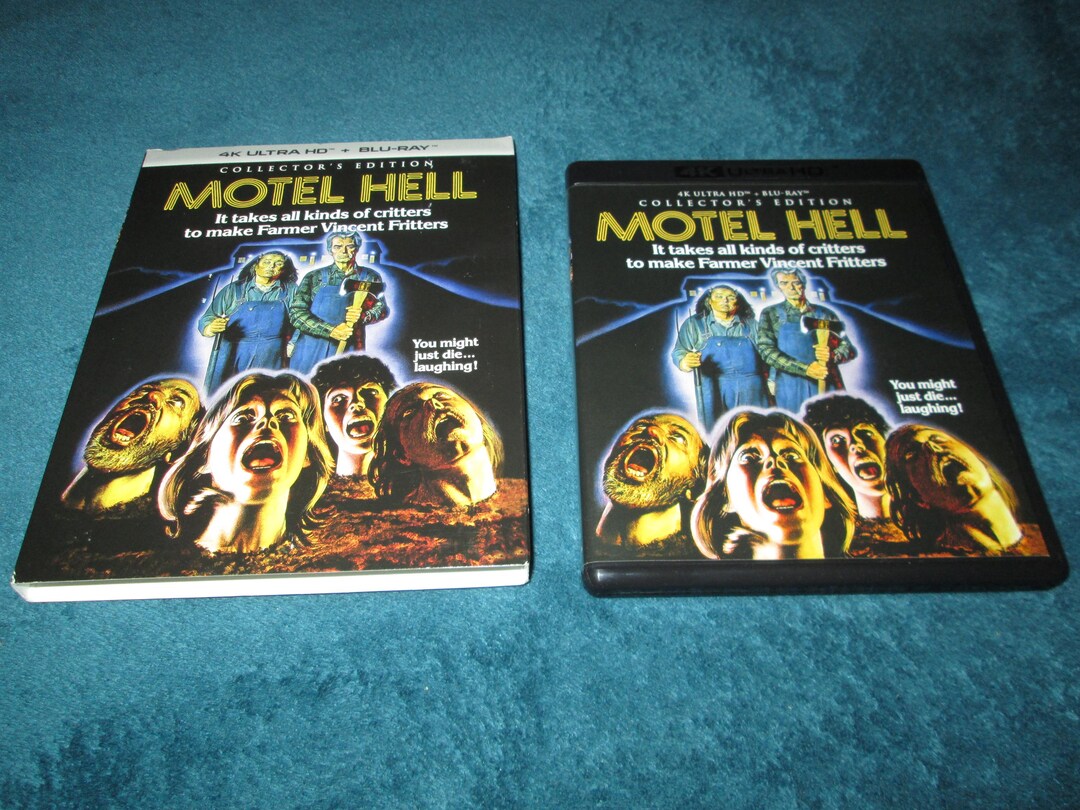 Motel Hell -blu Ray & 4K Ultra HD 2 DVD Collector's Edition W/slipcover ...