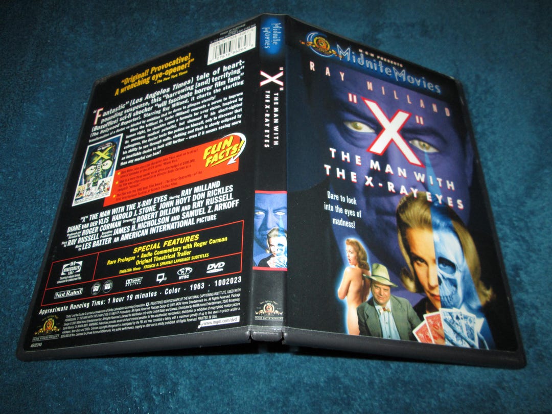X the Man With the X-ray Eyes -midnite Movies Official Release DVD on ...