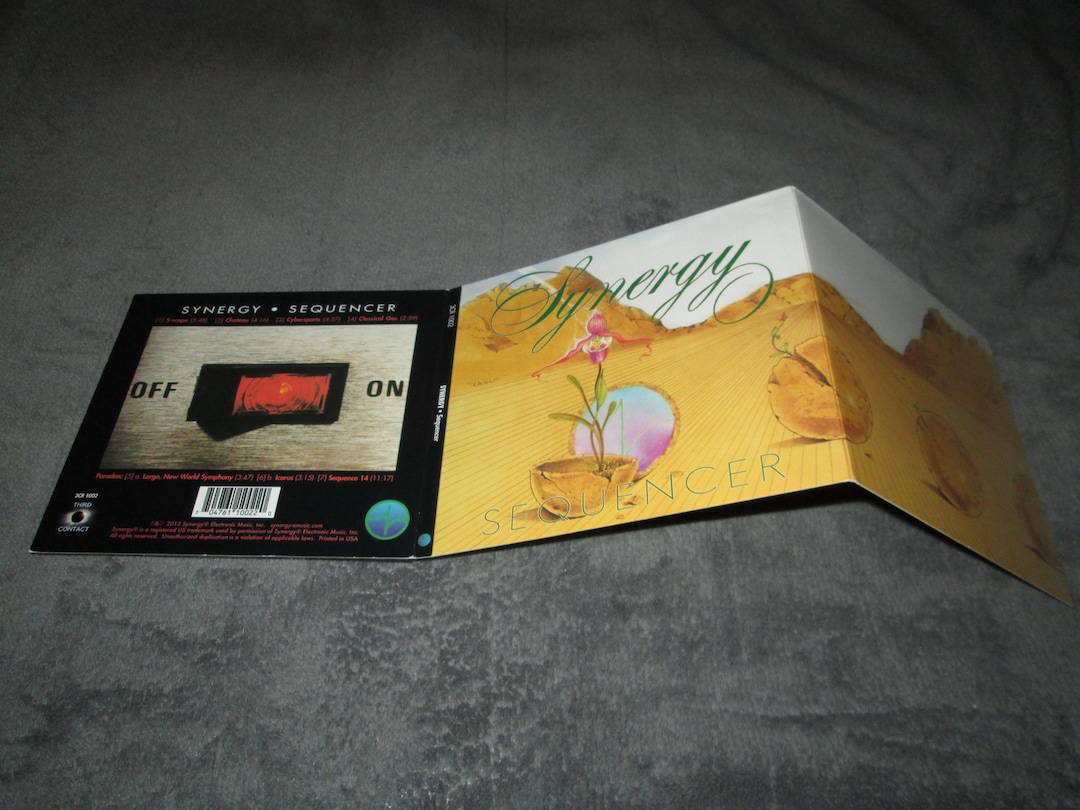 Synergy -sequencer Official Factory Release CD W/bonus Track on Third ...